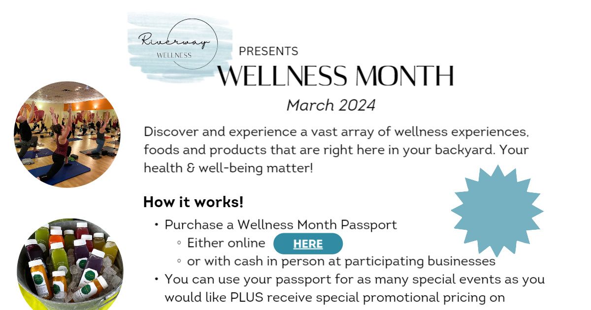 2024 Wellness Month Riverway Wellness Coop